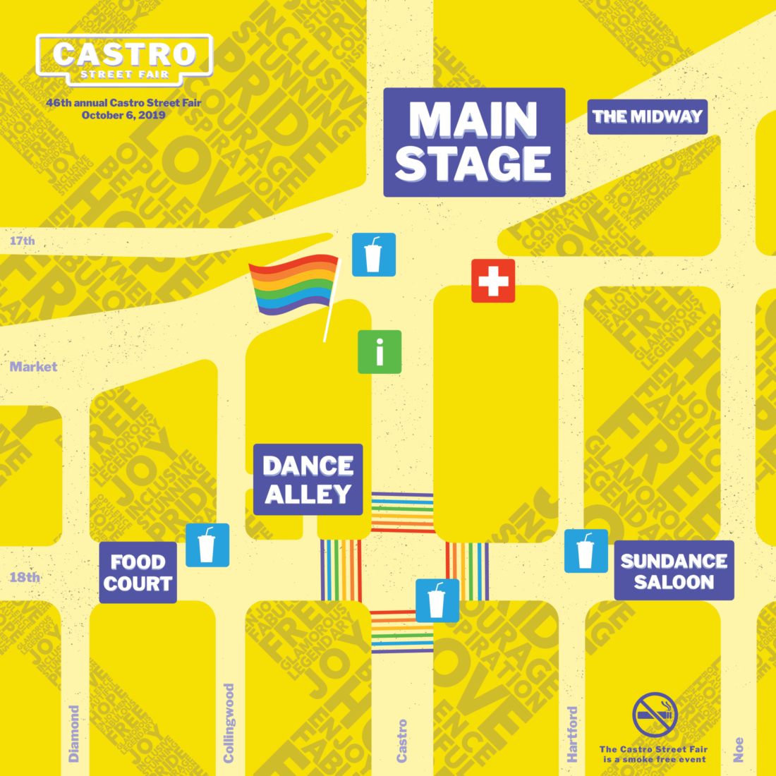 Get to know the footprint! – Castro Street Fair