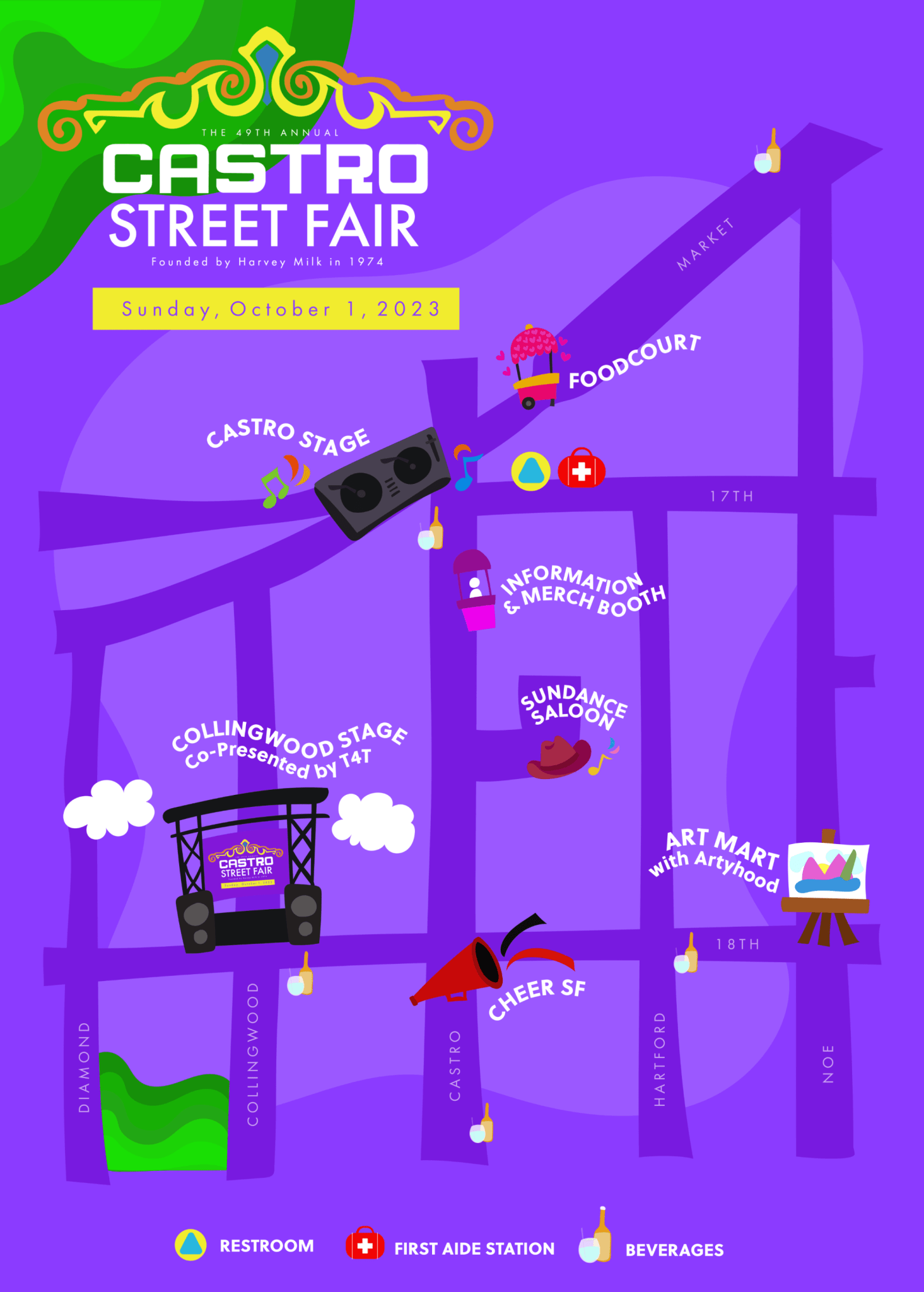 Castro Street Fair – Always on the first Sunday of October!